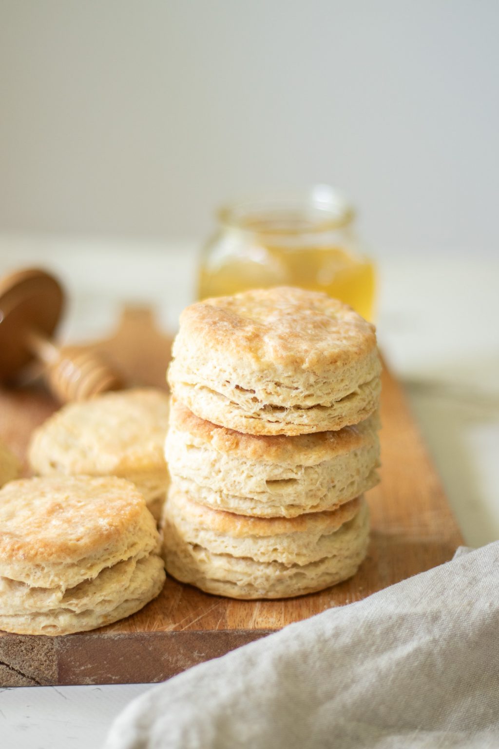 Flaky Sourdough Buttermilk Biscuits Recipe - The Homestyle Cottage